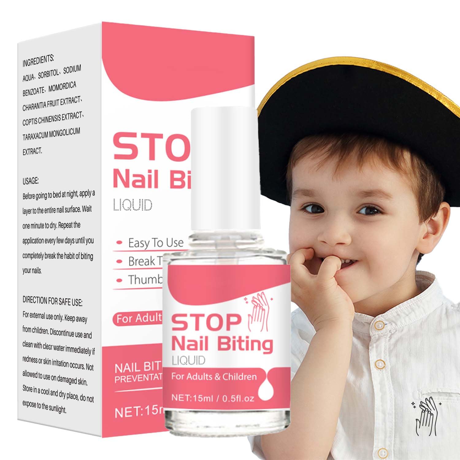 Stop Biting Your Nails with Fast-Acting Anti Nail Biting Nail Polish ...