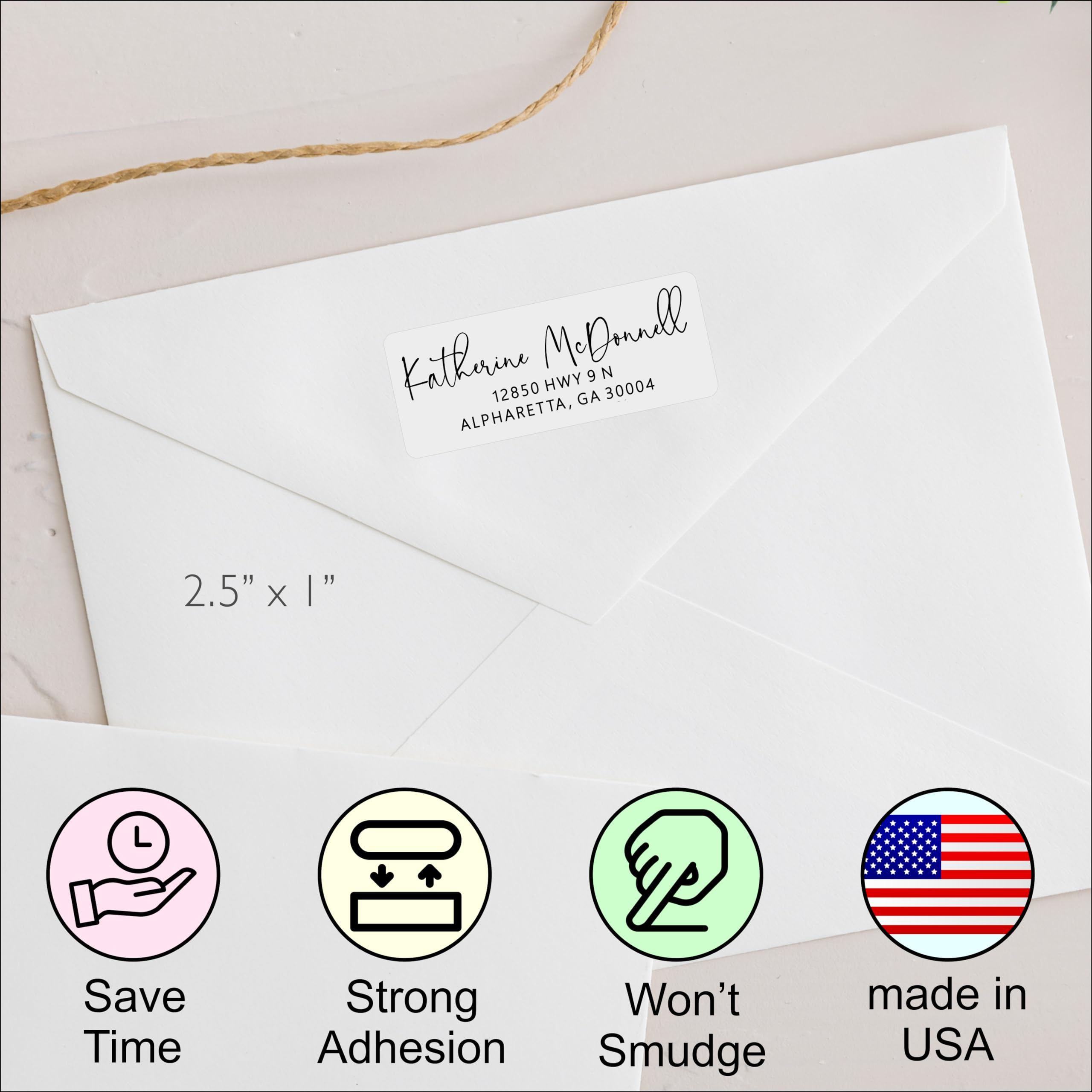 Return Label Address An Envelope Of A Circle On Example How To Address