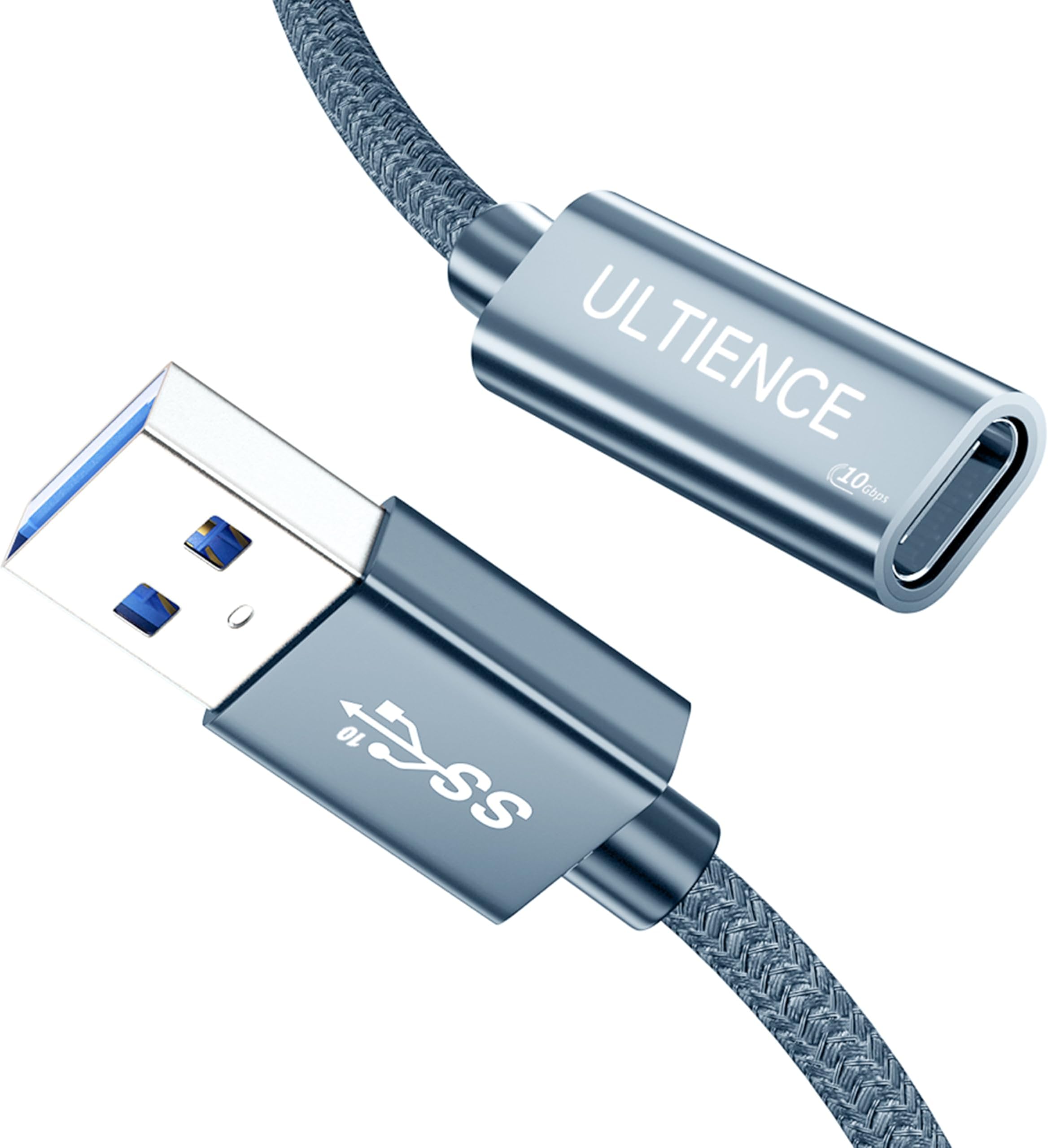 Amazon.com: ULTIENCE USB-C Female to USB 3.0 Male Adapter Cable, 10Gbps ...