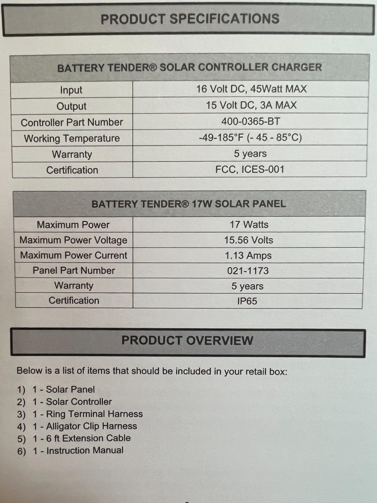 $25/mo - Finance Battery Tender 17 Watt Solar Battery Charger with ...