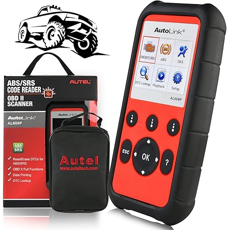 Amazon.com: Autel AutoLink AL619 OBD2 Scanner, ABS SRS Airbag Warning ...
