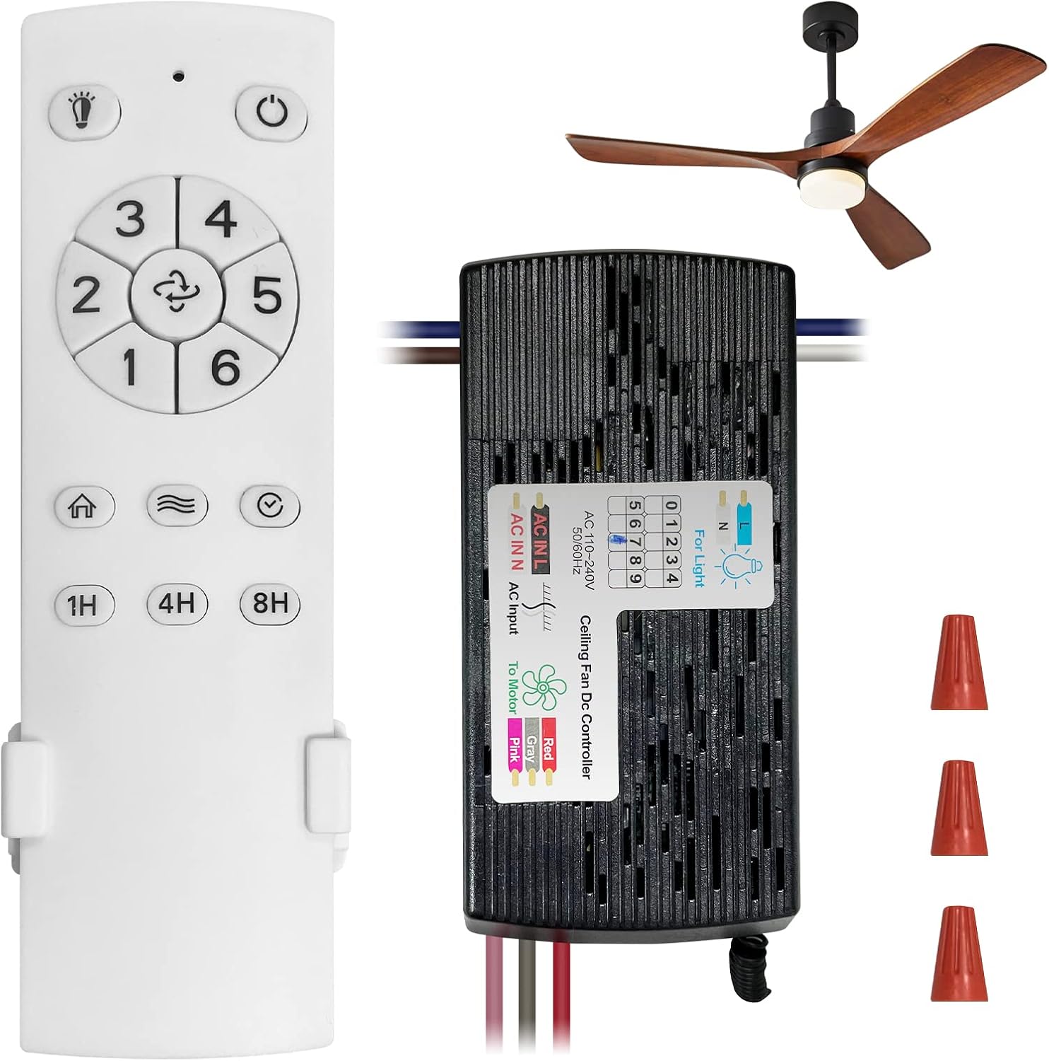 Amazon.com: Universal Ceiling Fan Remote Control Kit, ceiling fan ...