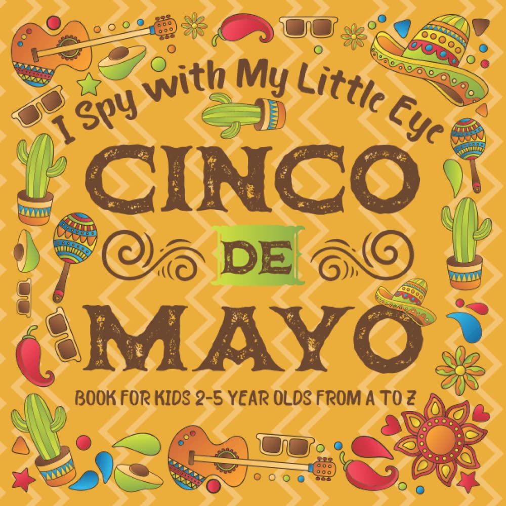 I Spy Cinco De Mayo Book for Kids Ages 2-5 Year Olds Toddlers ...