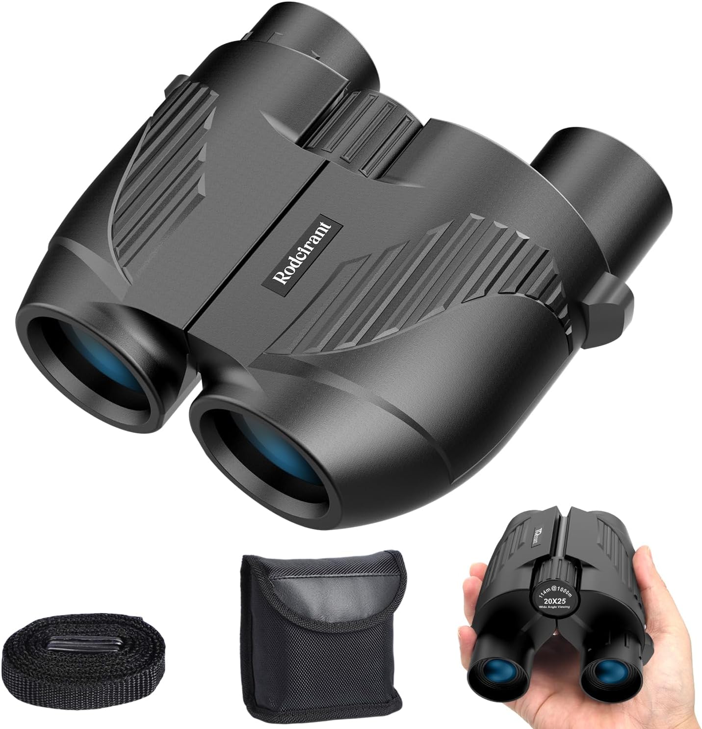 Amazon.com : 20x25 High Powered Binoculars for Adults and Kids,Compact ...