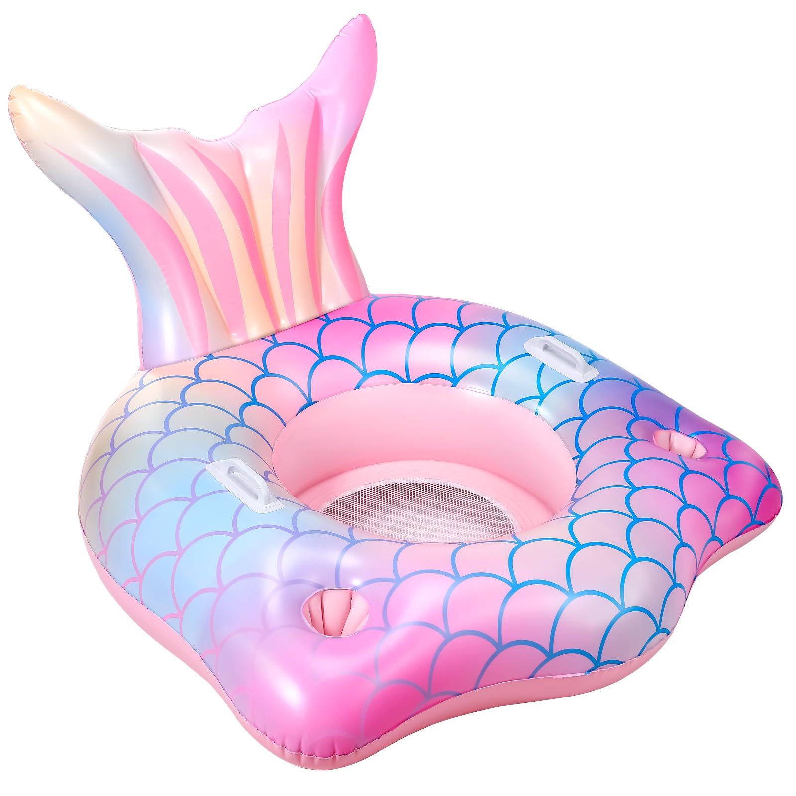 Snapklik.com : Premium Thickened Mermaid Pool Float For Kids & Adults ...