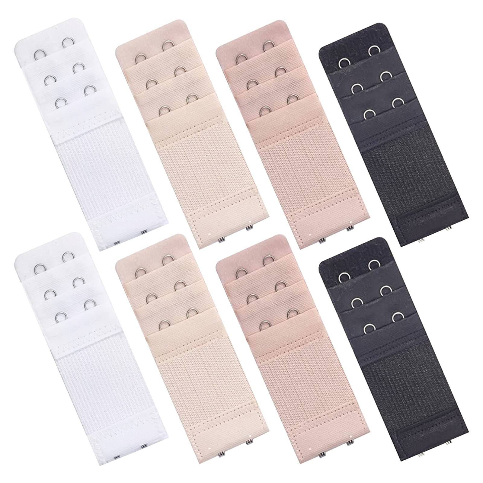 yqhtwtku 8 extensores de brasier para mujer, 2 ganchos, extensión ...