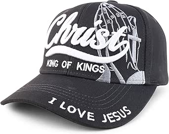 1 Pcs 3D Christ King of Kings Embroidered Jesus Christian Ball Cap ...