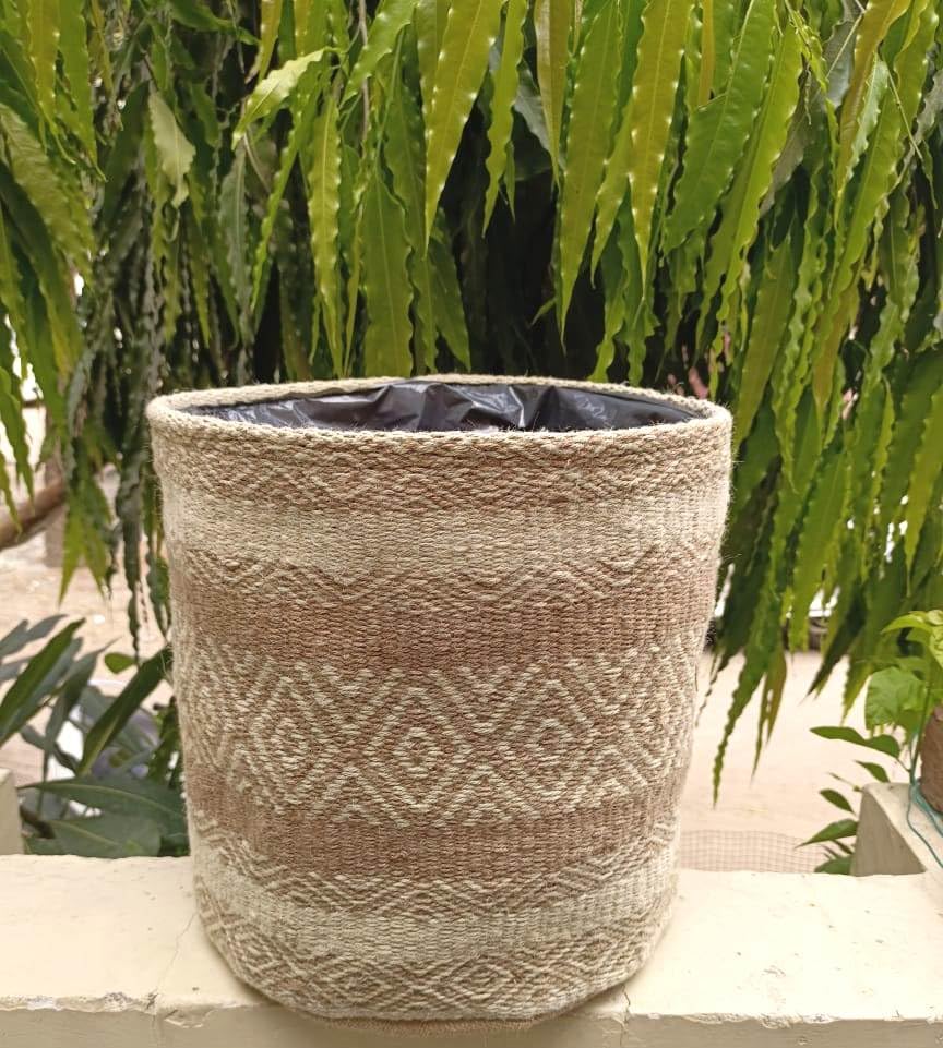 Amazon.com : Jute Planter Basket Modern Woven Basket for 10" Flower Pot ...