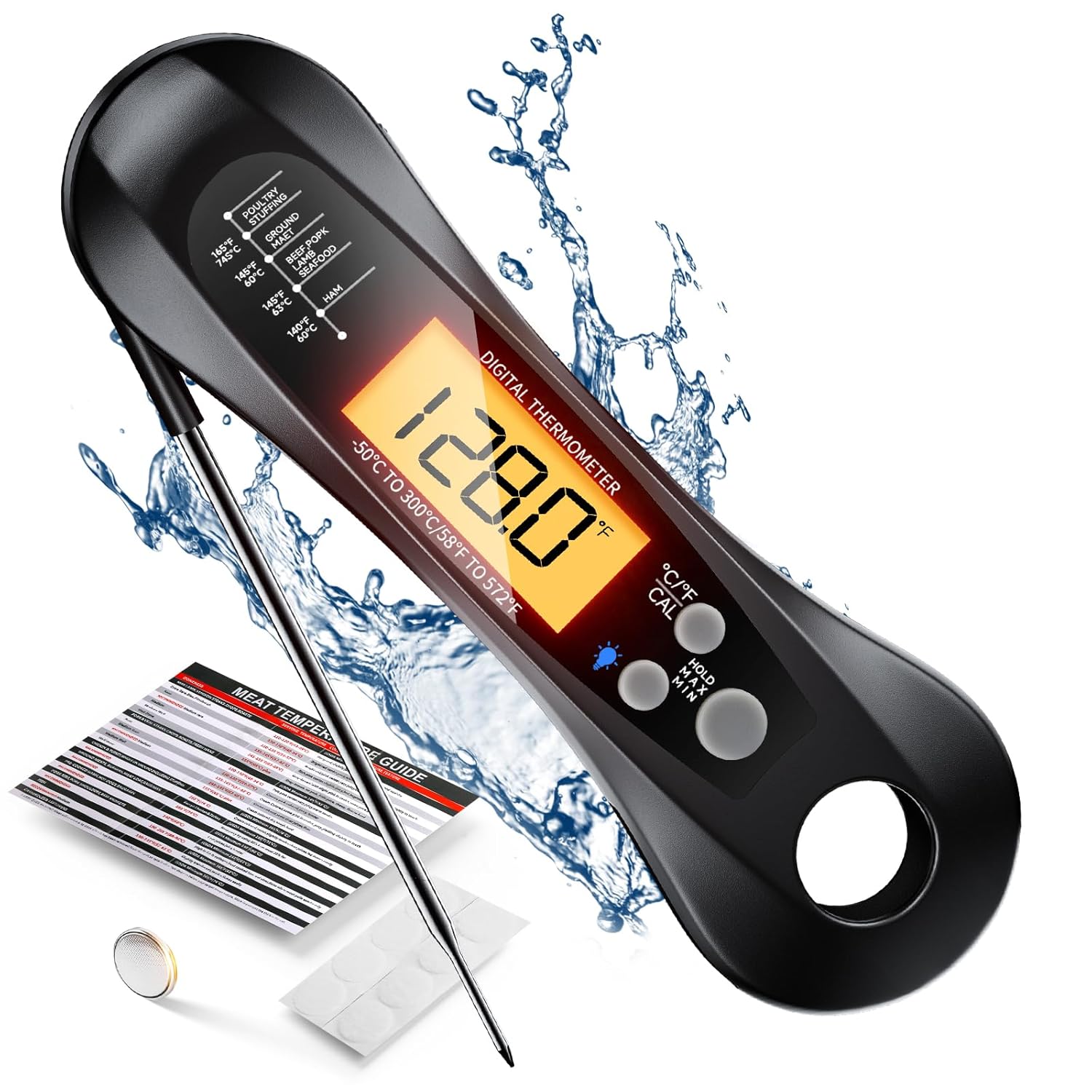 Amazon.com: Meat Thermometer Digital, Meat Thermometers for Grilling ...