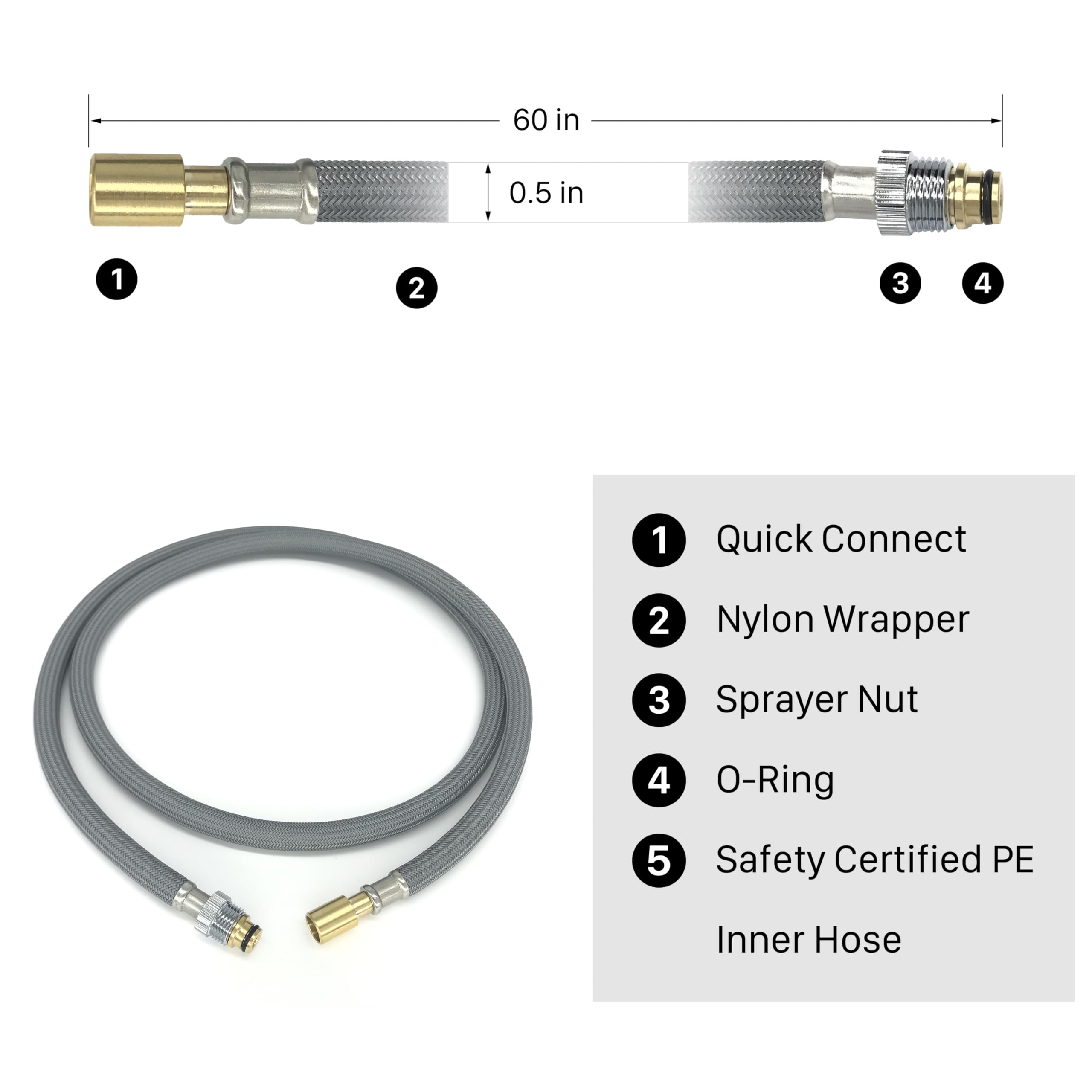 Delta Sprayer Quick Connect RP50390 : Delta Pull Down Quick Connect
