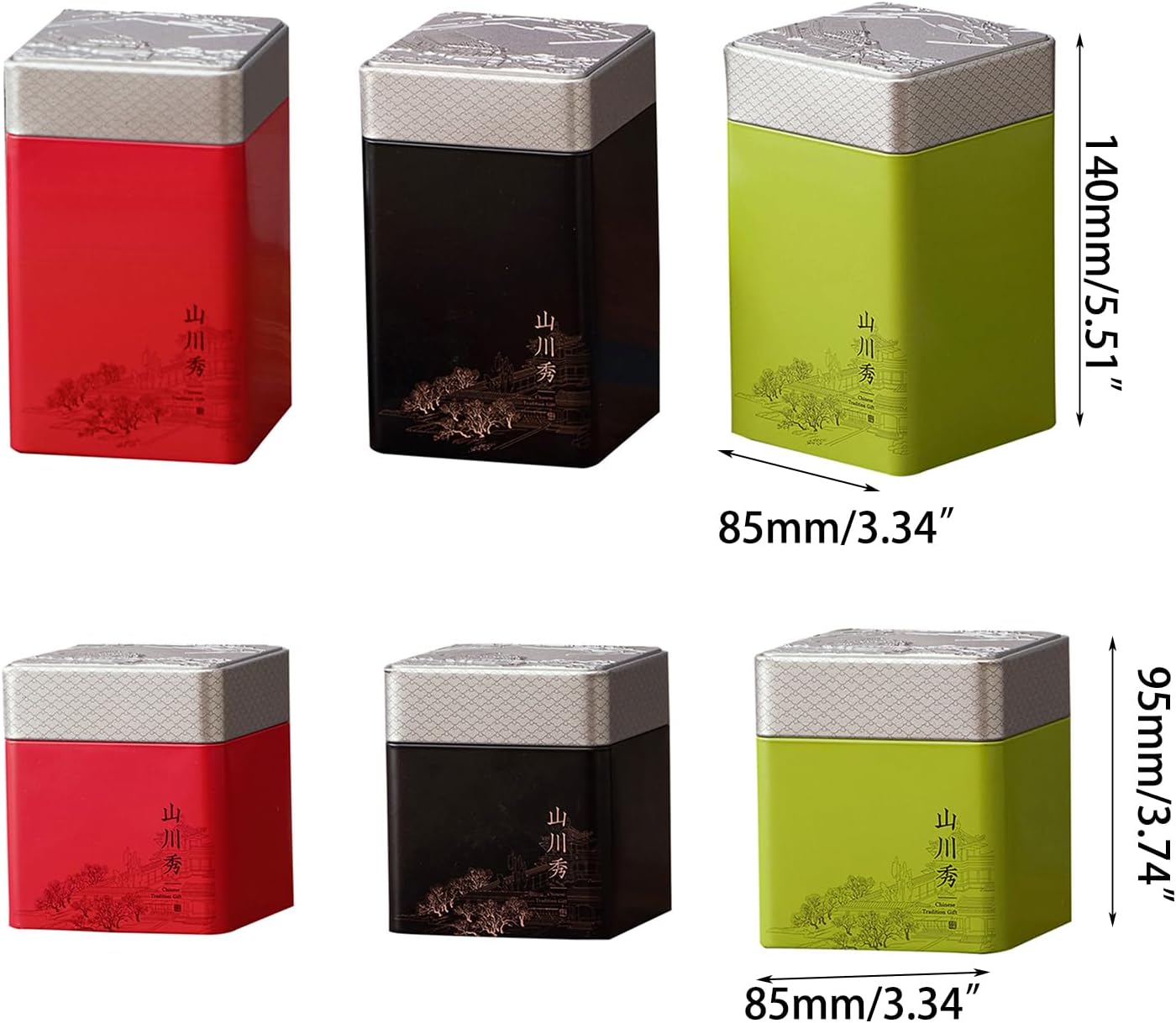 Caja de envases de té Mini lata de té vacía envases de hojalata ...