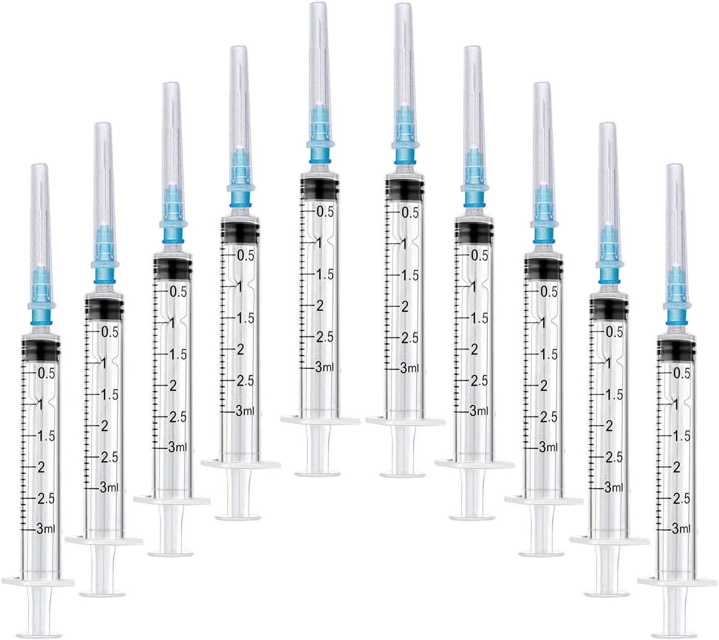 Weyri Liquid Measuring and Dispensing Tools 100 Pack, 3ml with ...