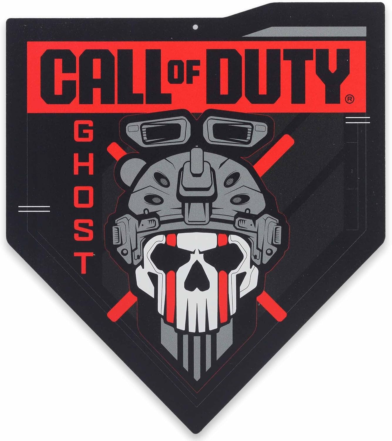 Amazon.com: Call of Duty Modern Warfare 2 Ghost Pennant Metal Sign ...