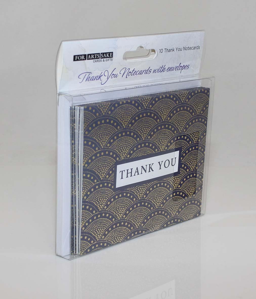 Amazon.com : For Arts Sake - Blank Thank You Boxed Note Cards with ...