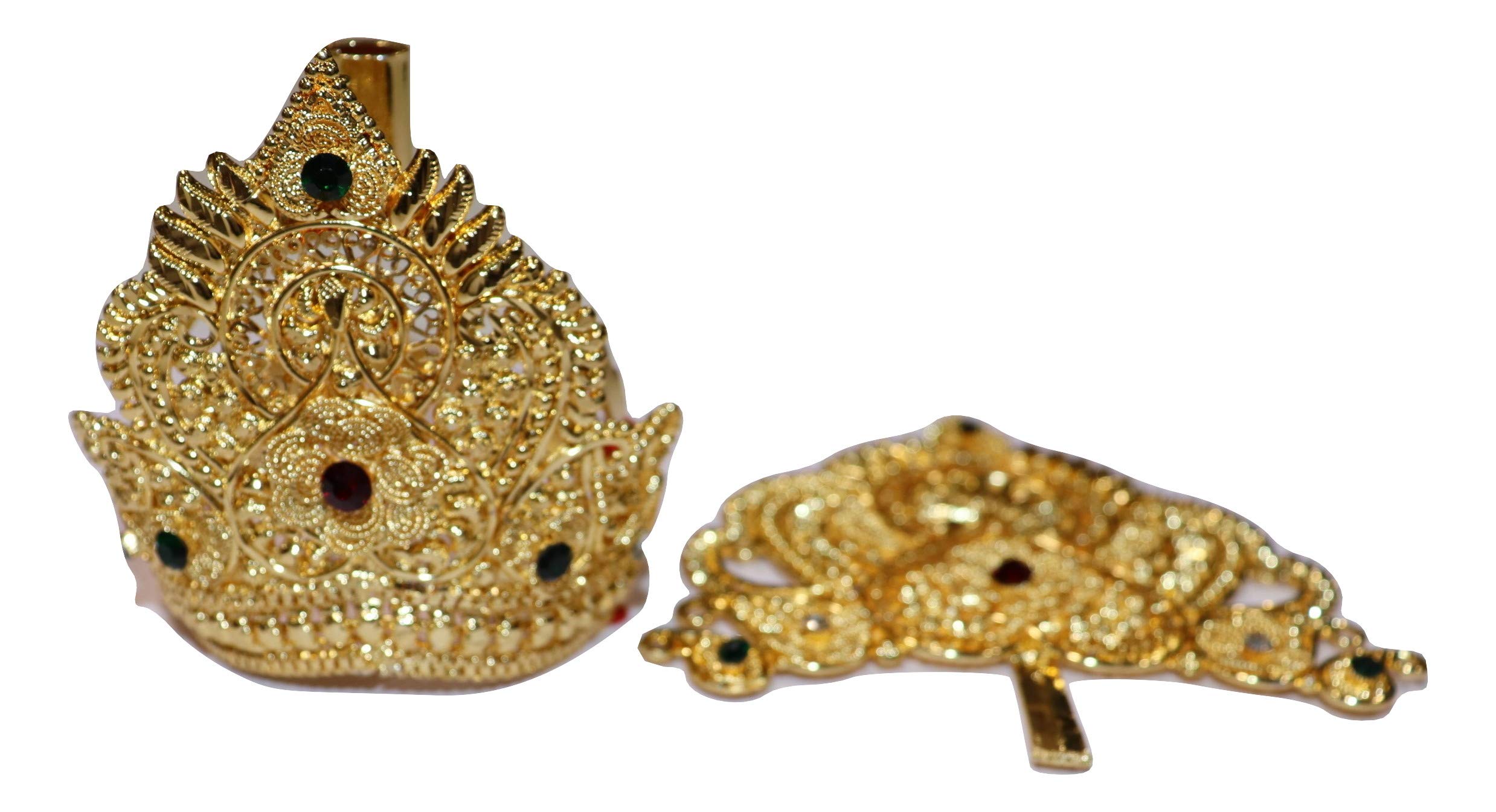 Reliable Ganpati Mukut Mukut For God Swaminarayan Mataji Ramdarbar ...