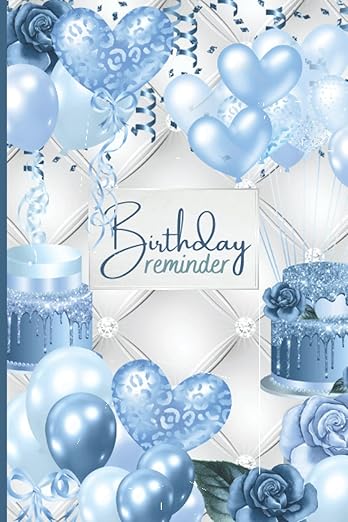 Amazon.com: Birthday Reminder Notebook: Keep Track Of Birthdays ...
