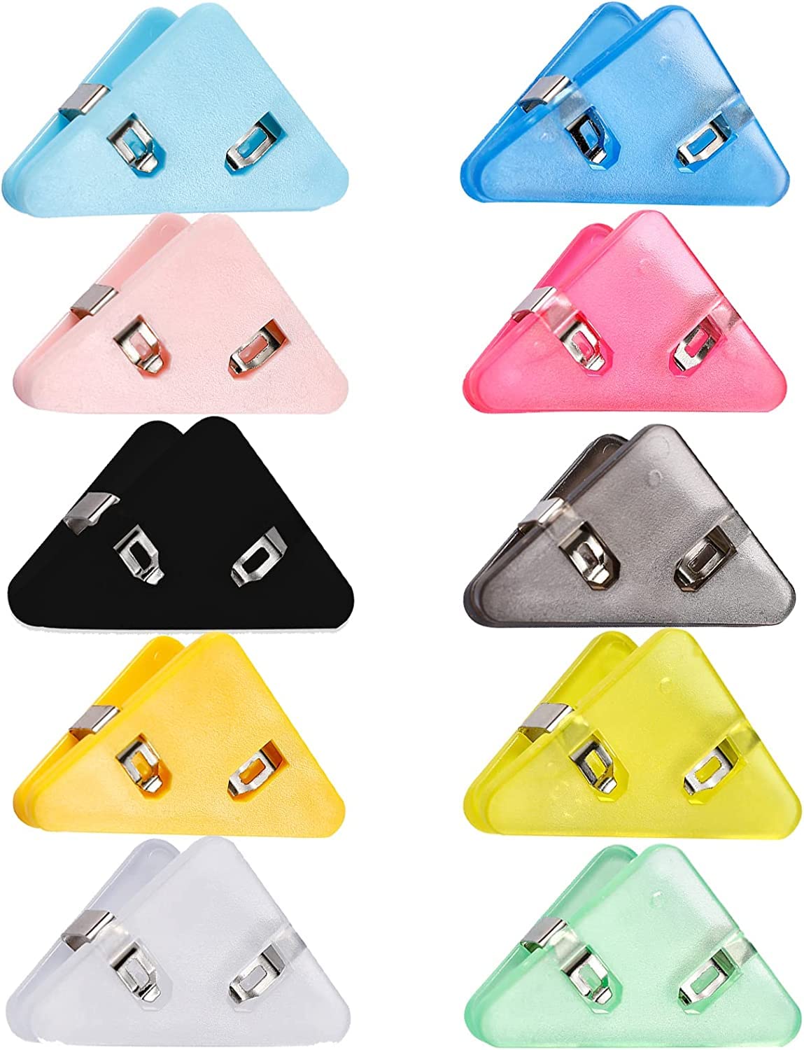 Openja Corner Paper Clip Triangle Book Page Corner Clips Bookmark ...
