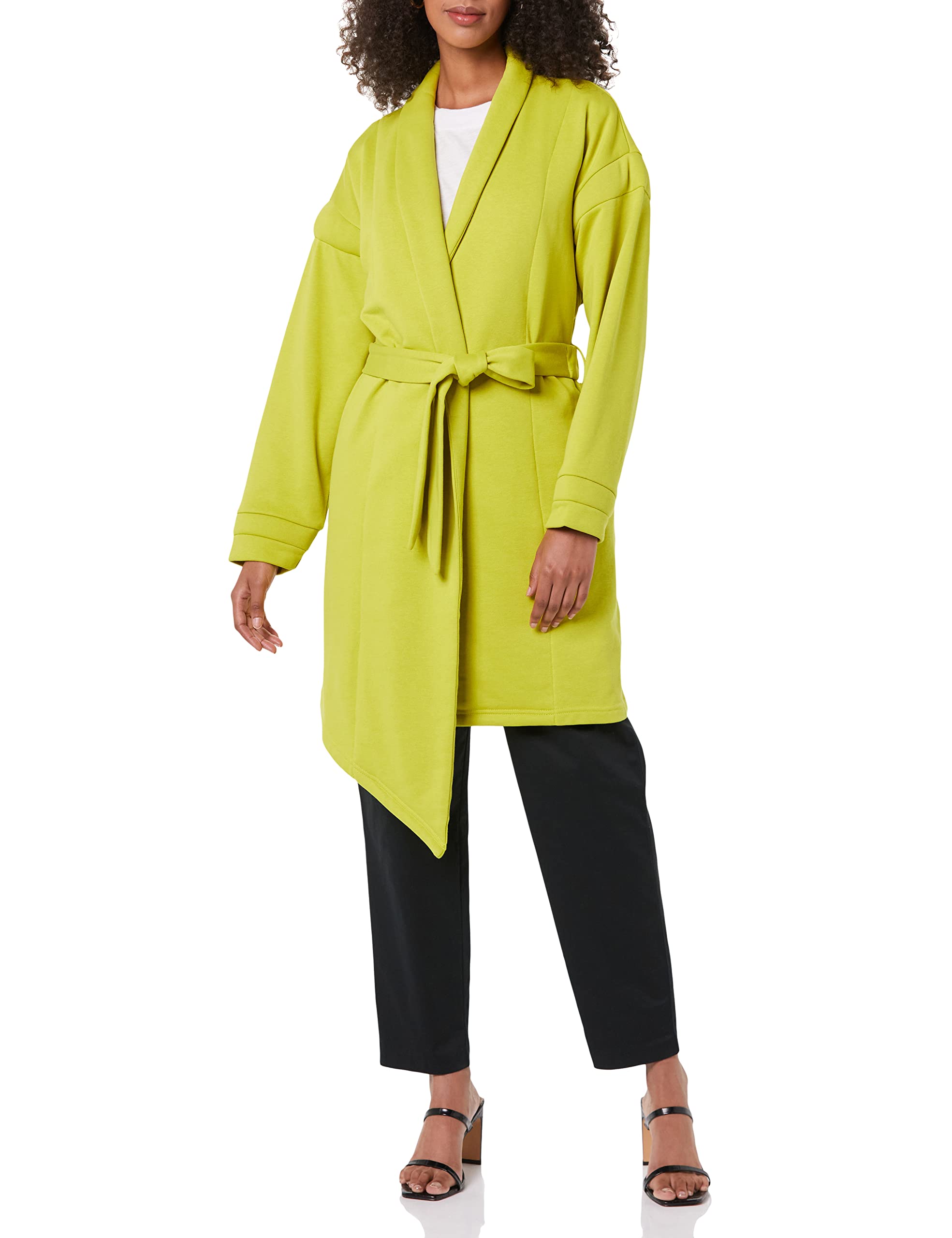 ((Size S)) TEREA Women's Alaina Wrap French Terry Jacket