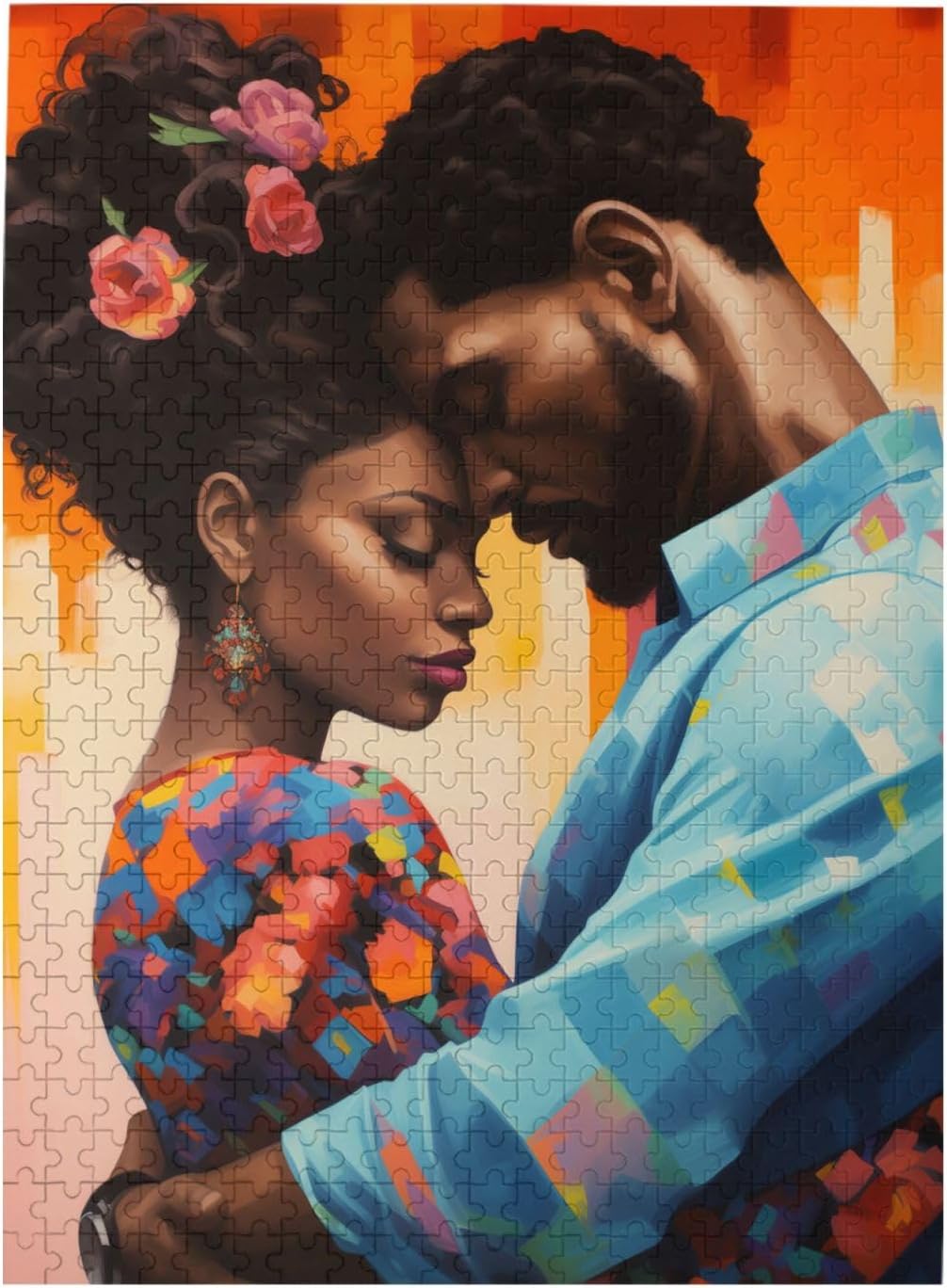 Amazon.com: African American Black Couple Jigsaw Puzzles for Adults 500 ...