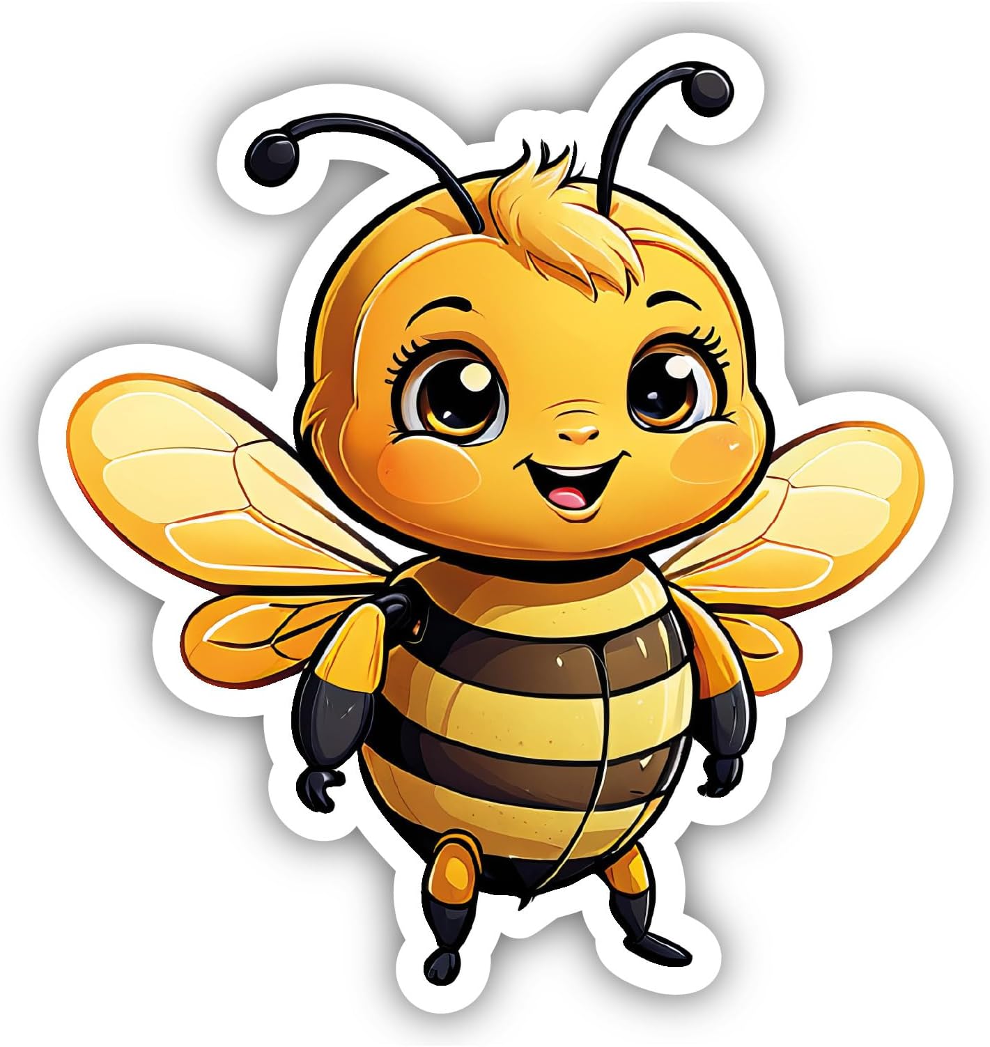 FahnenMax Aufkleber Sticker Biene Imker Autoaufkleber : Amazon.de: Auto ...