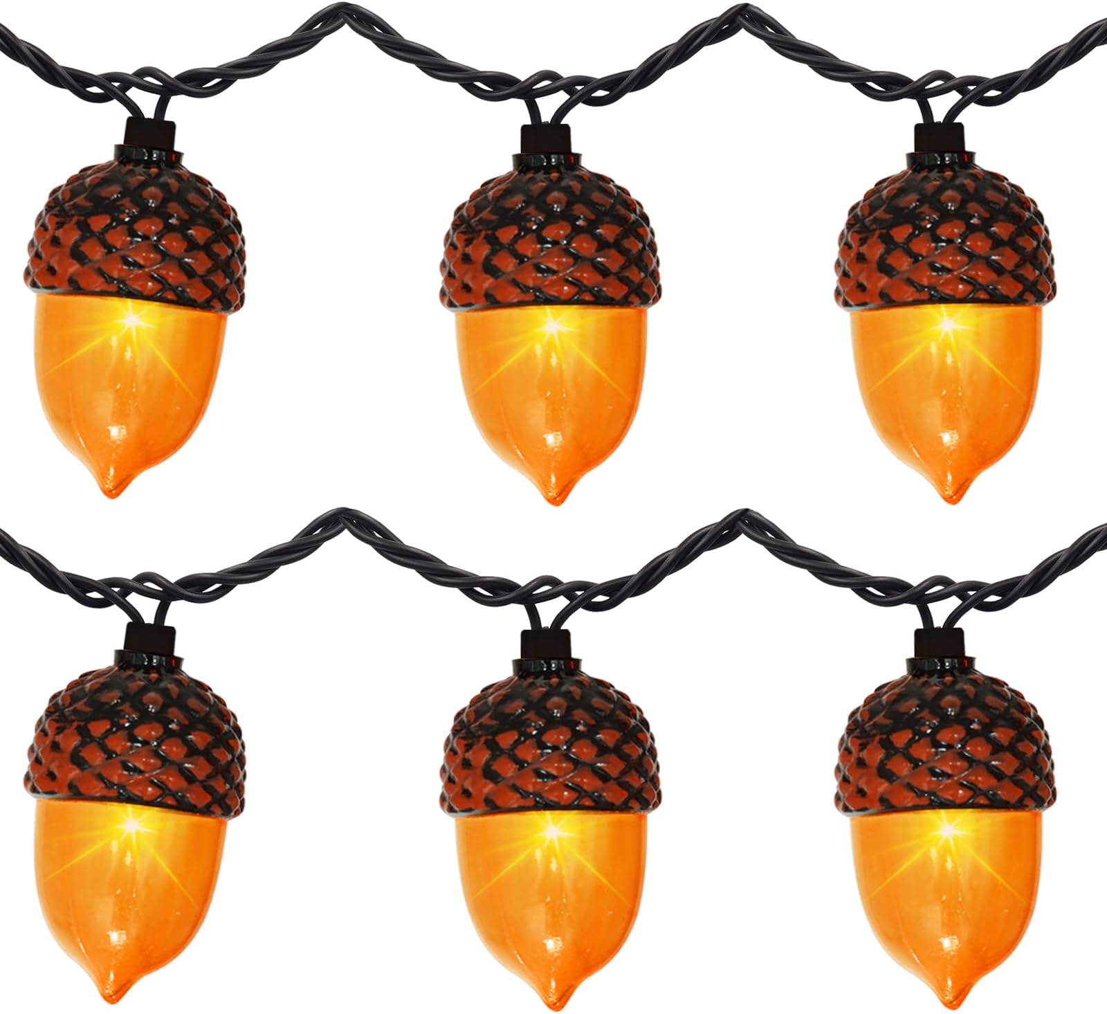 Amazon.com: Fall Decor Acorn String Lights, 8.5Ft Acorn LED Lights 10 ...