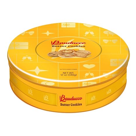 Amazon.com: Bauducco Assorted Butter Cookies Tin, 12 oz (Pack of 1 ...