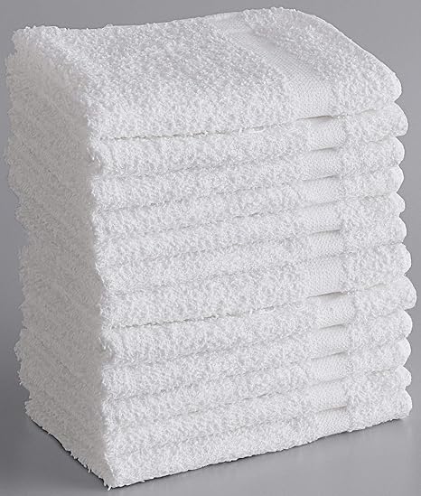 Amazon.com: 12 Pack Popcorn Texture Terry Wash Cloths Rags Orchid Blue ...