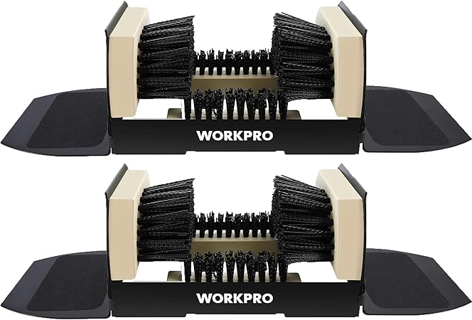 Amazon.com: WORKPRO Boot Brush Scraper Outdoor, Shoe Cleaner Brush ...