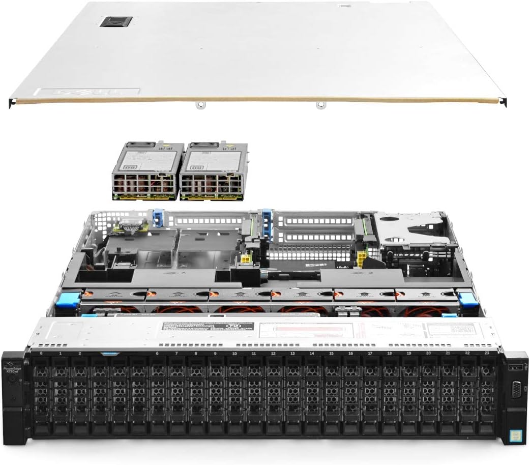 Amazon.com: Dell PowerEdge R630 Server | 2X 2.40GHz 16 Cores | 64GB ...