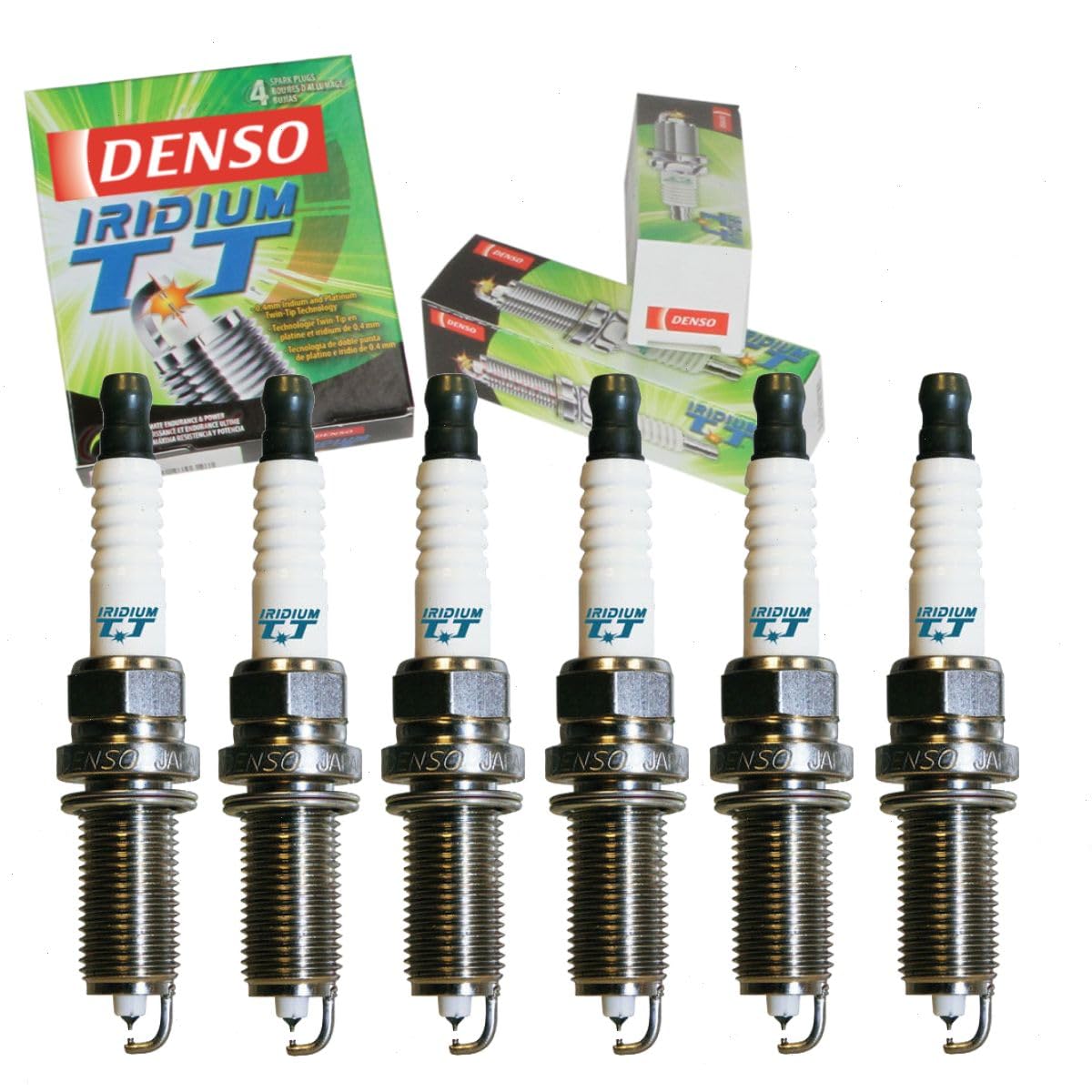 Amazon.com: 6 pc DENSO Iridium TT Spark Plugs compatible with Nissan ...