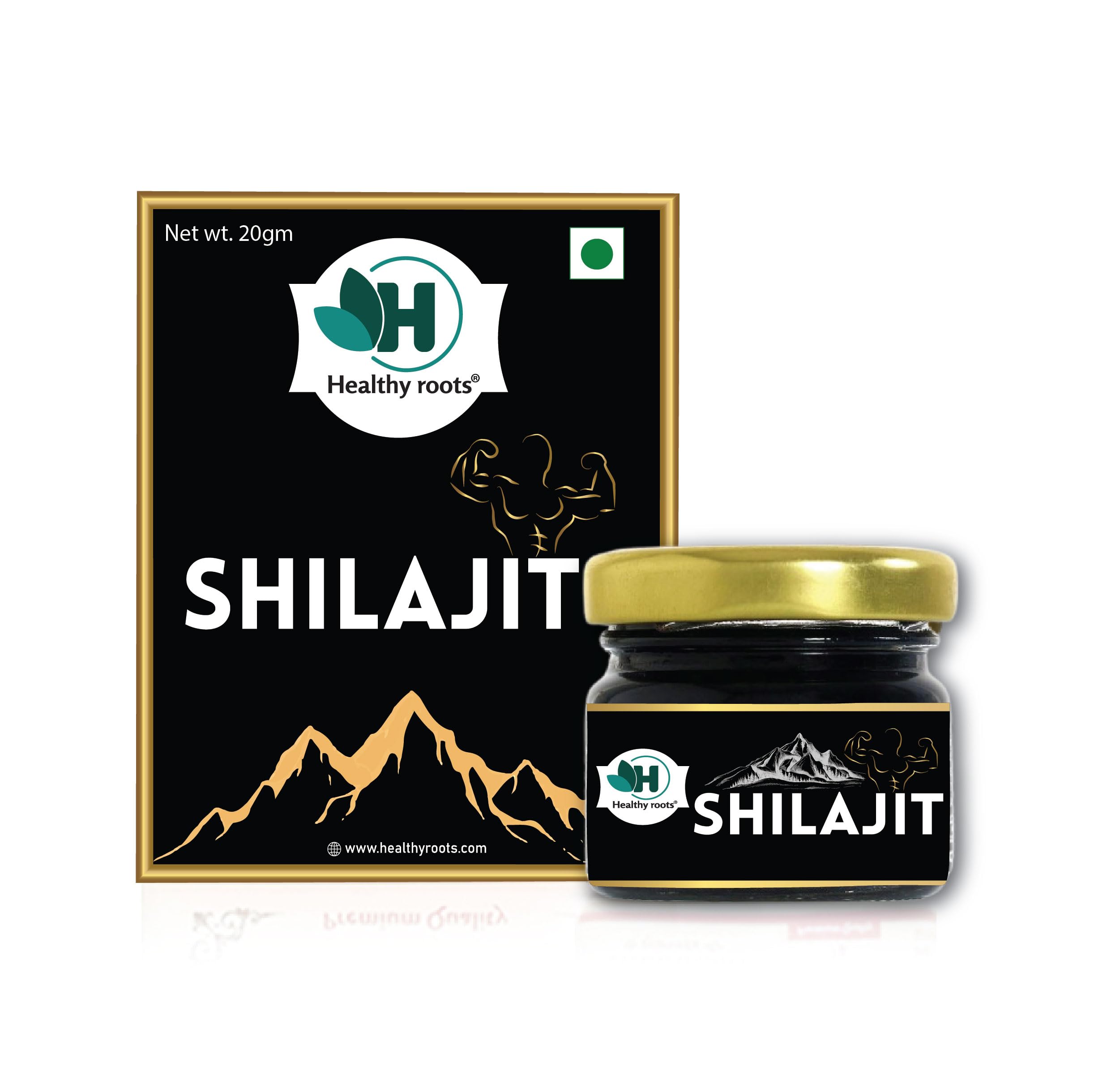 Healthy Roots Original Shilajit 20g - Natural Himalayan Strength ...