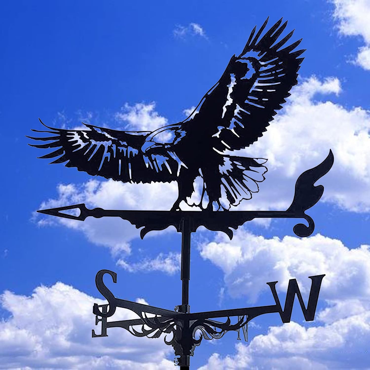 Amazon.com : Stainless Steel Weather Vane Garden Mount Yard Decoration ...