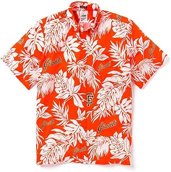 Amazon.com: Reyn Spooner Men's San Francisco Giants MLB Classic Fit Hawaiian Shirt Shirt, Giants ...