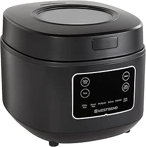 West Bend Programmable Rice & Grain Cooker with 7 Presets