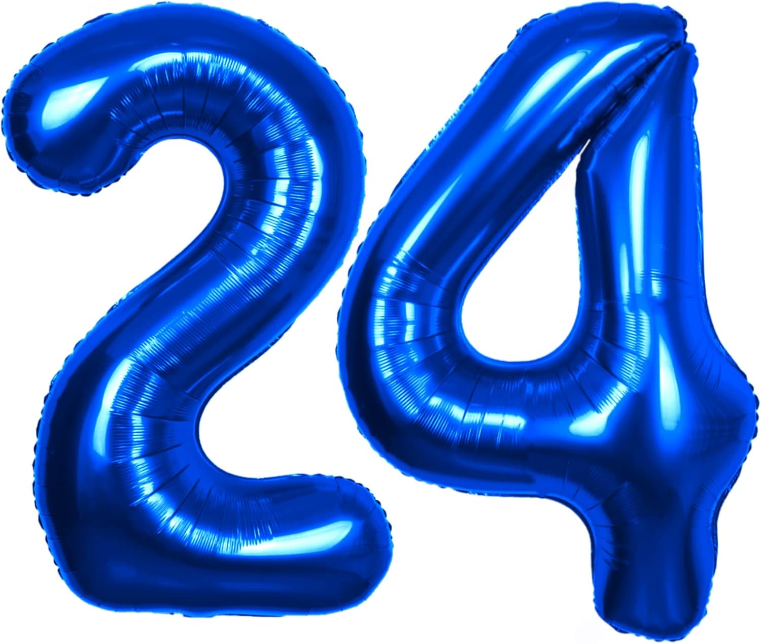 Amazon.com: 40 Inch Number 24 Balloon Blue Jumbo Giant Big Large Number ...