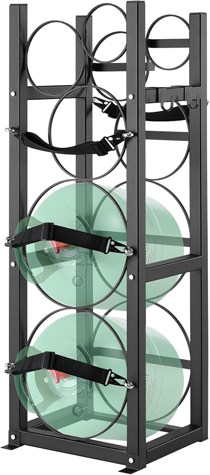 Amazon.com: VEVOR Refrigerant Tank Rack, with 2 x 30lbs and Other 3 ...