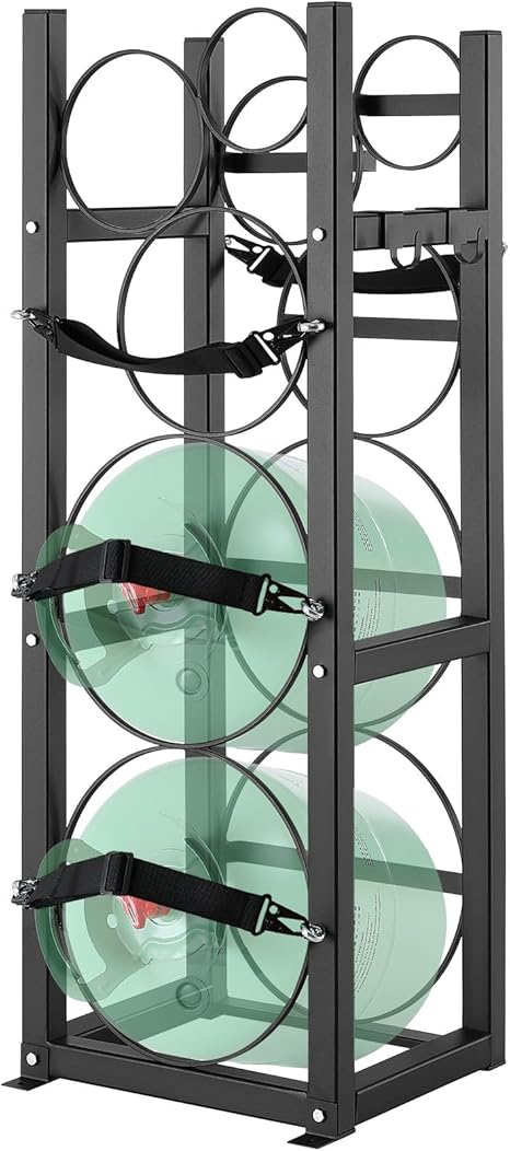 Amazon.com: VEVOR Refrigerant Tank Rack, with 2 x 30lbs and Other 3 ...
