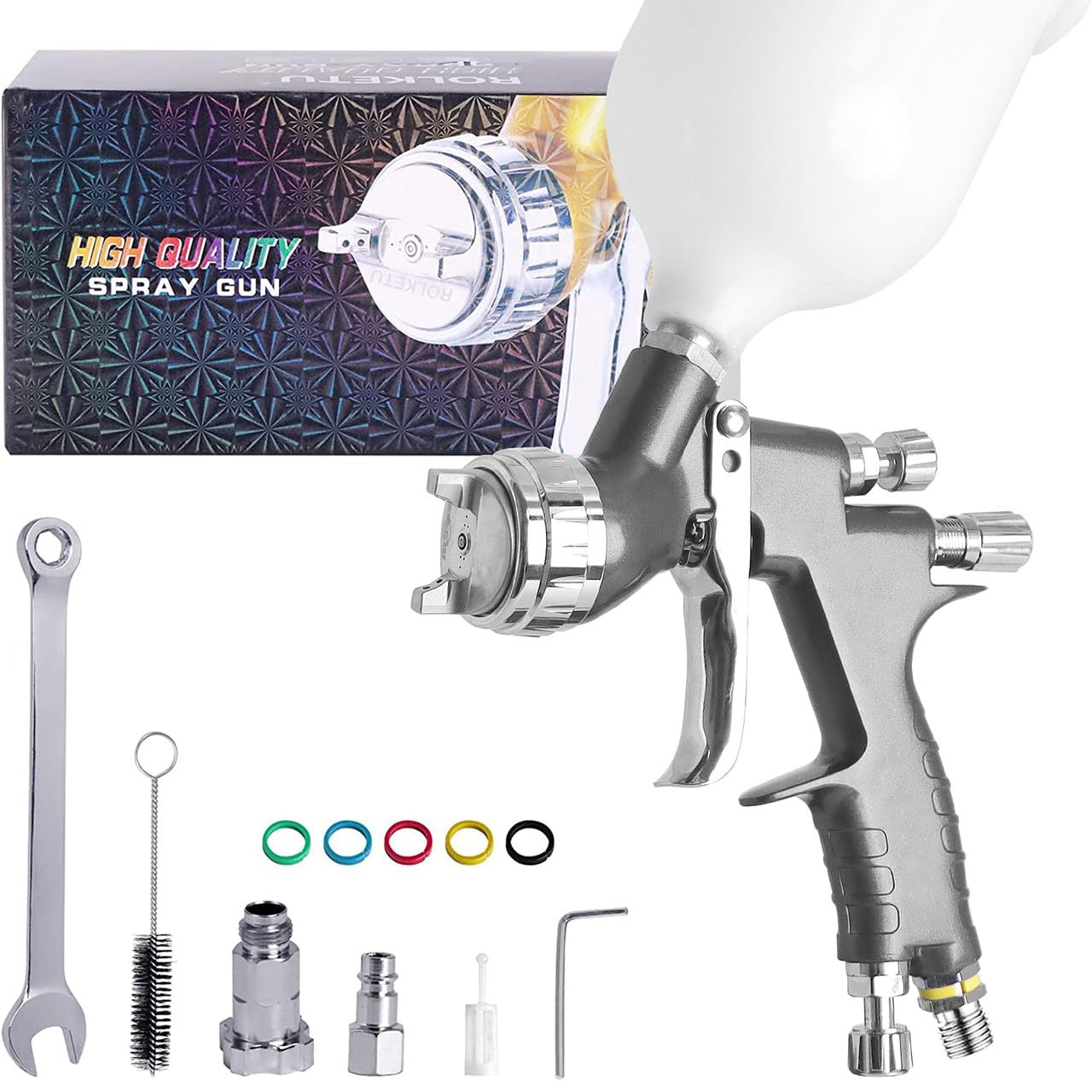 Snapklik.com : HVLP Spray Gun Kit, Spray Paint Gun
