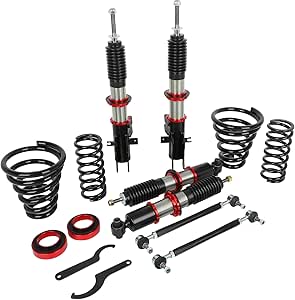 Amazon.com: Coilover Damper Adjustable Struts Shocks Coilovers ECCPP ...