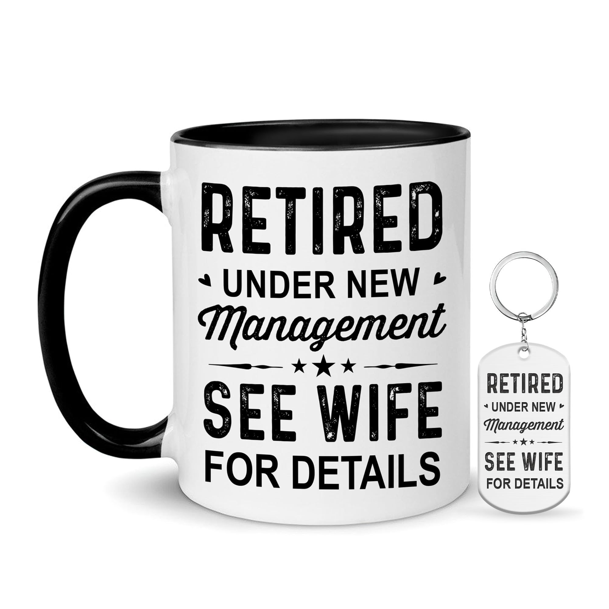 Amazon.com: Hyturtle Funny Retirement Mug Gift For Husband, Retired ...