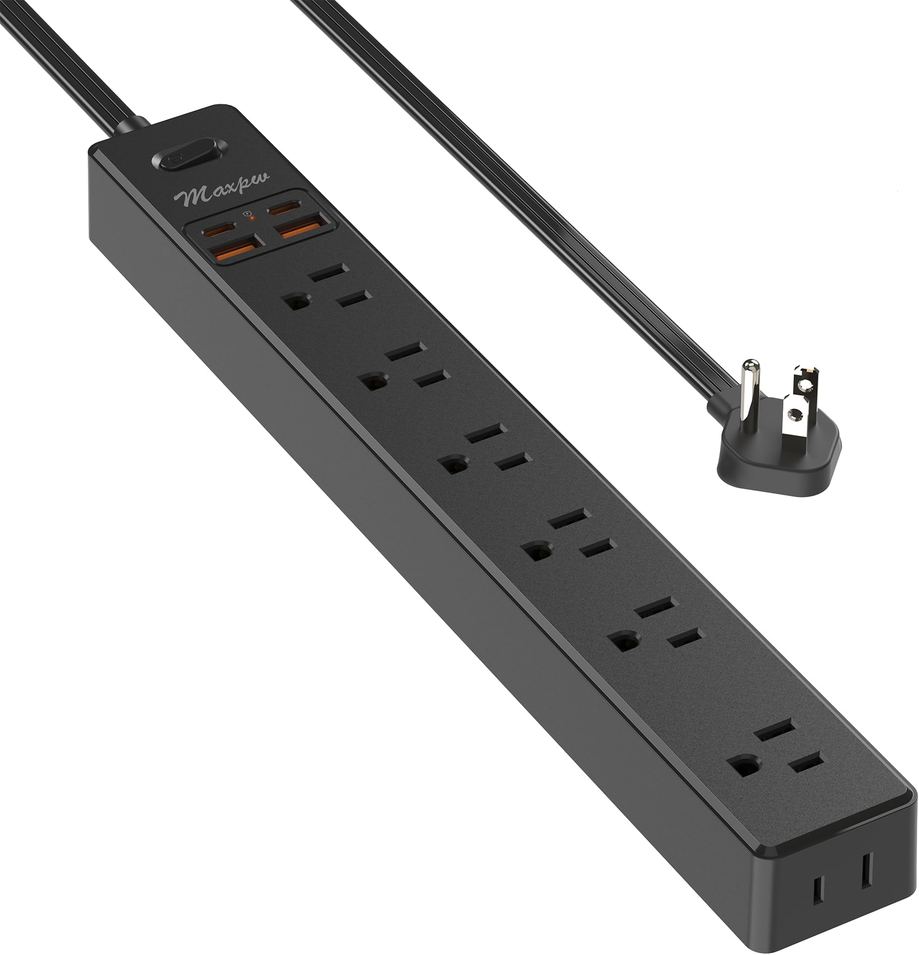 Amazon.com: 10 Ft Power Strip Surge Protector - 7 Outlets 4 USB Ports ...