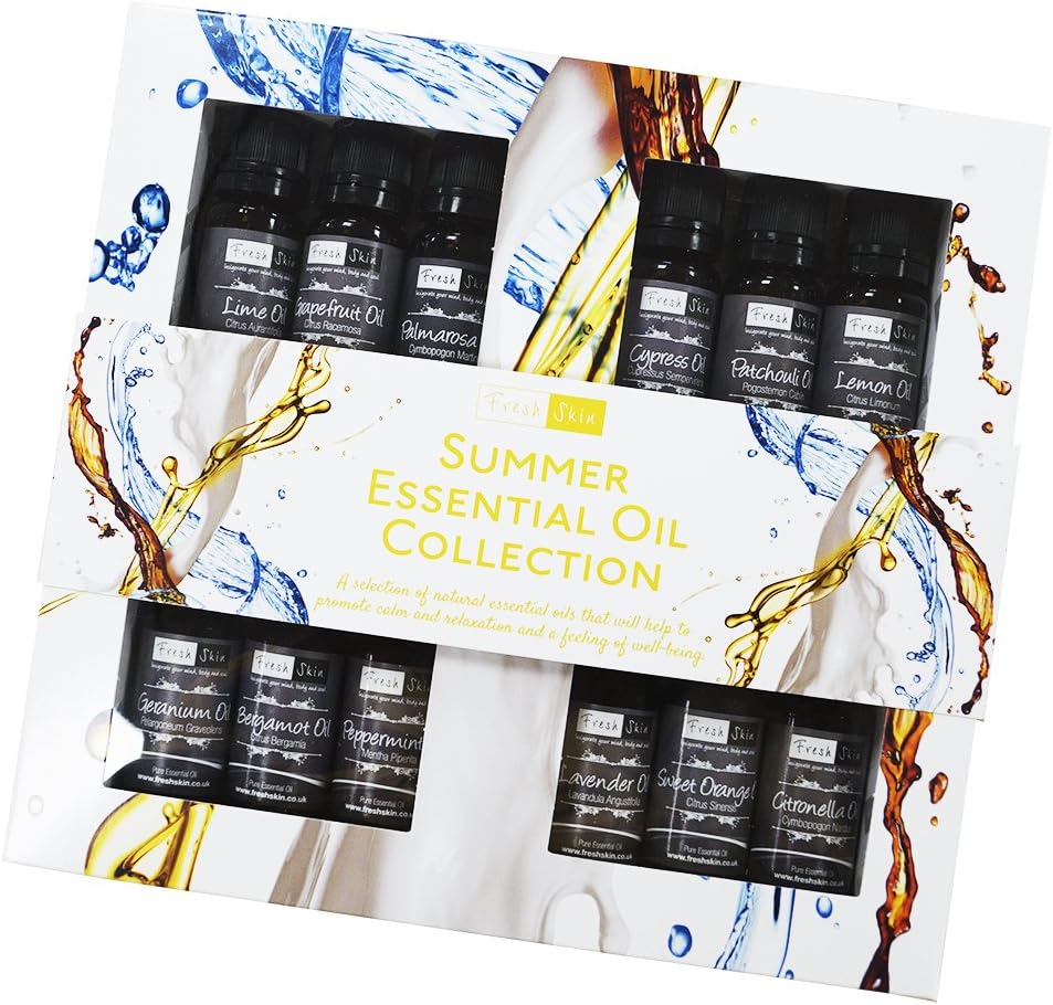Freshskin Summer Essential Oil Gift Pack – Stunning Collection of ...