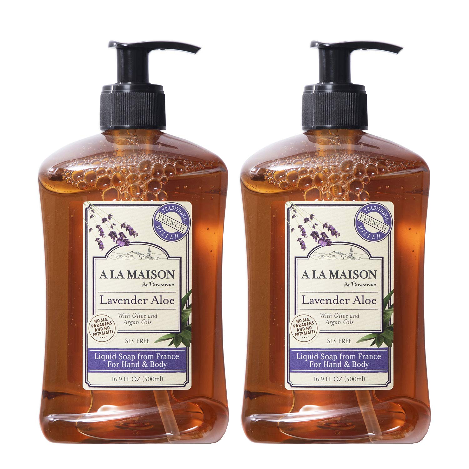 Amazon.com : A LA MAISON de Provence Lavender Aloe Liquid Hand and Body ...