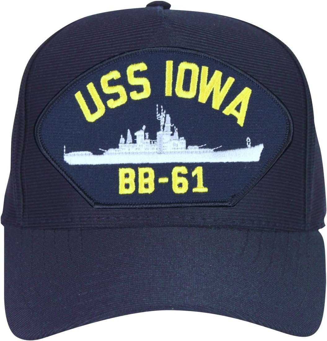 Amazon.com: USS Iowa BB-61 Ship Cap : Clothing, Shoes & Jewelry