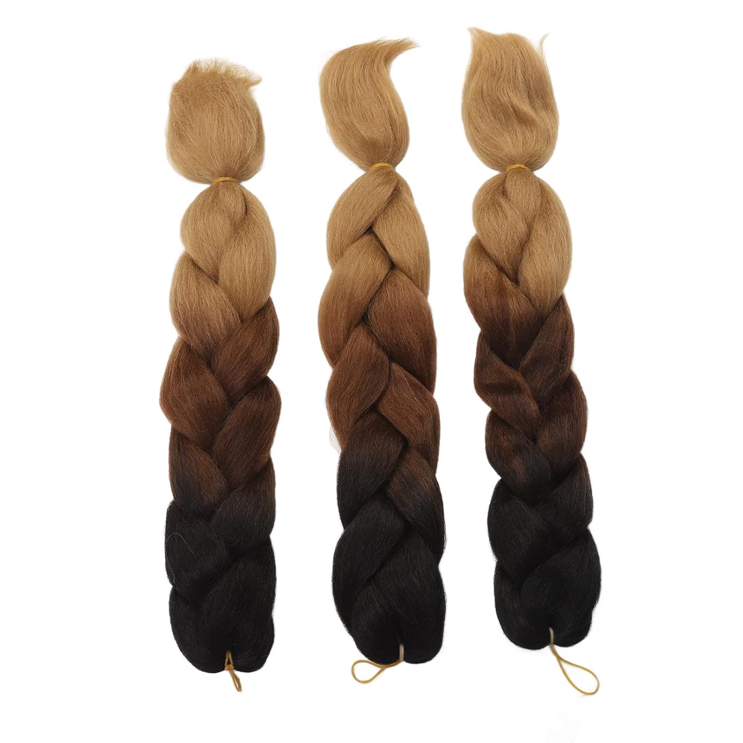 Amazon.com : 3pcs C14 Hair Dreadlocks Extensions, Gradient Color ...