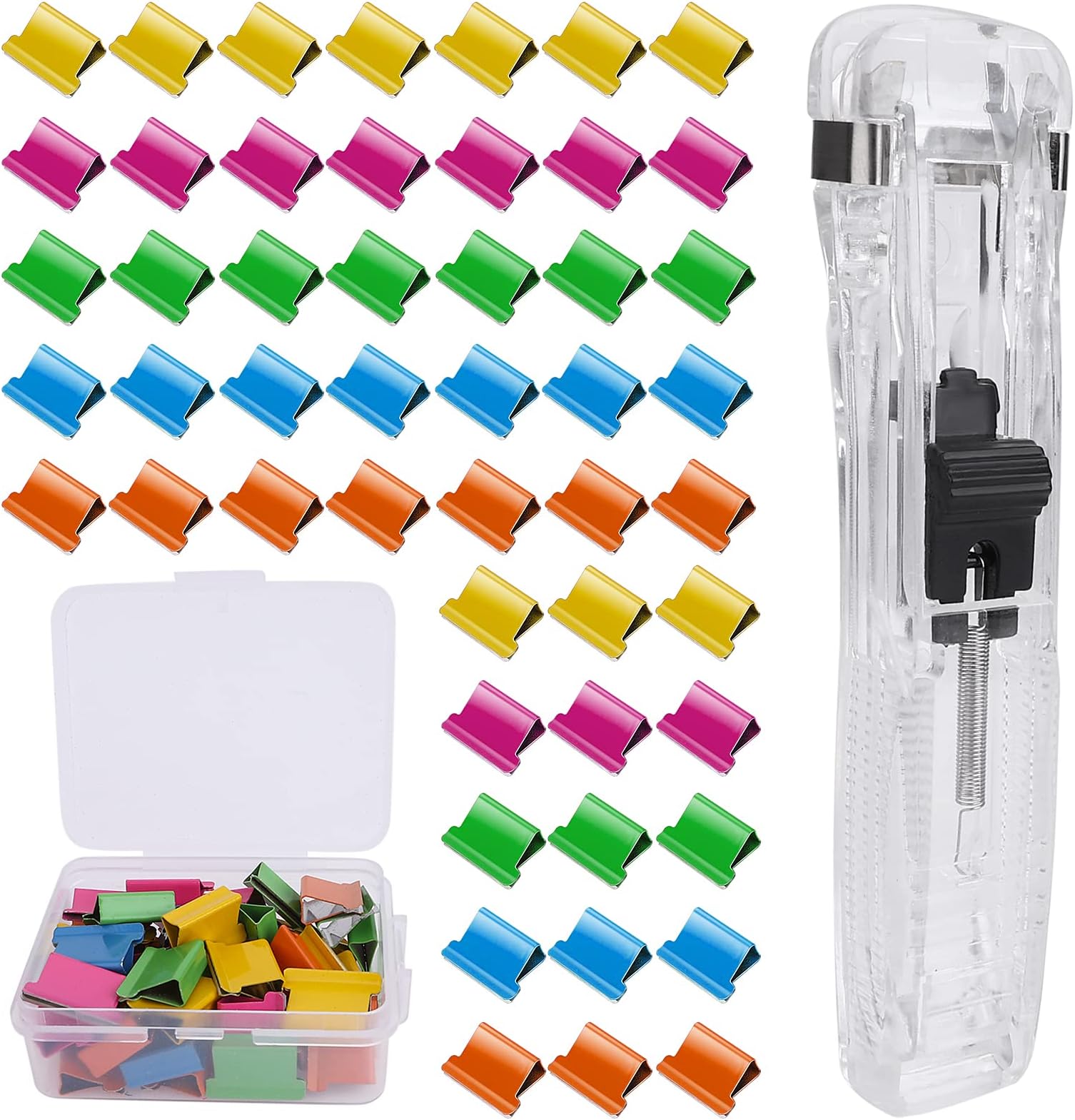 Rapesco 1370 Supaclip 40 See Through Dispenser and 25 Fun Clips ...