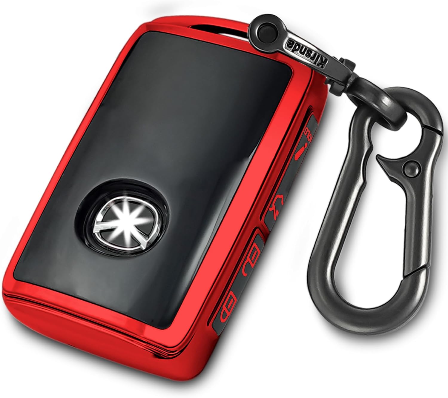 Amazon.com: Kirsnda for Mazda Key fob Cover case with Keychain,Soft TPU ...