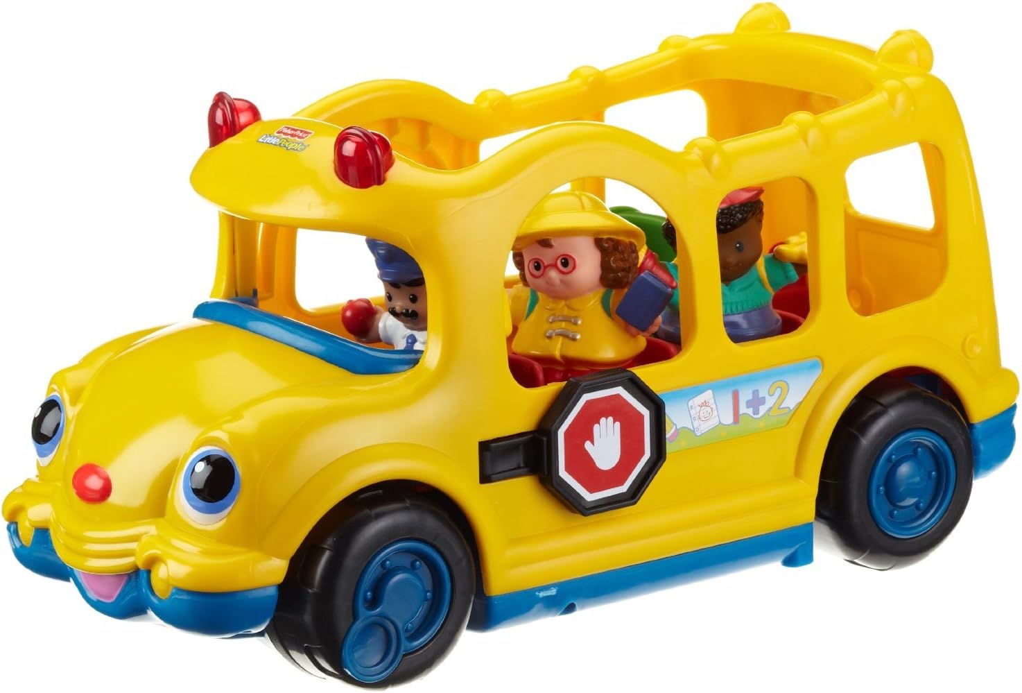 Amazon.com: Fisher-Price Little People Lil' Movers School Bus : Toys ...