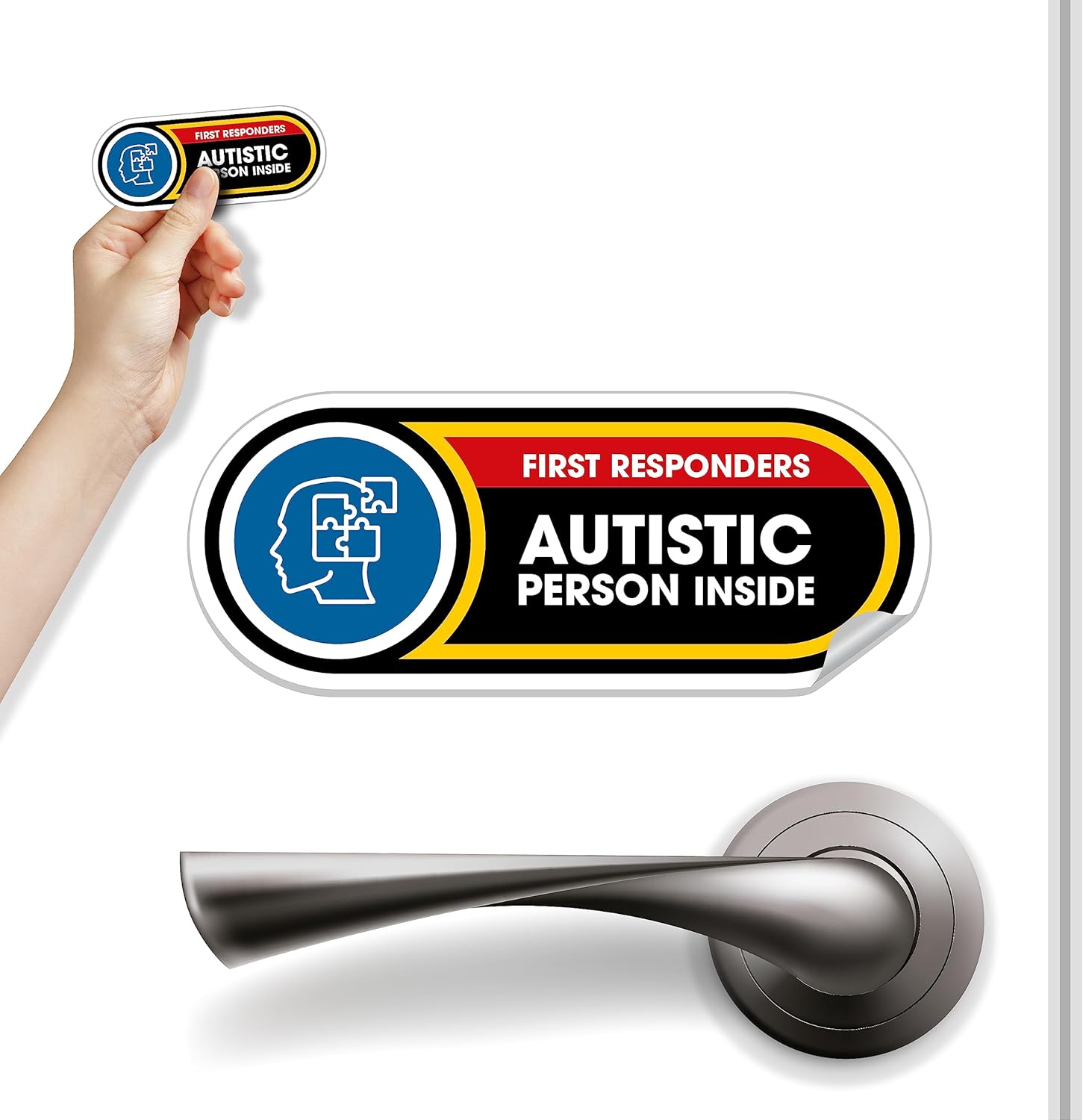 Amazon.com: Autistic Person Inside 1 Small Sticker | Autistic Person ...