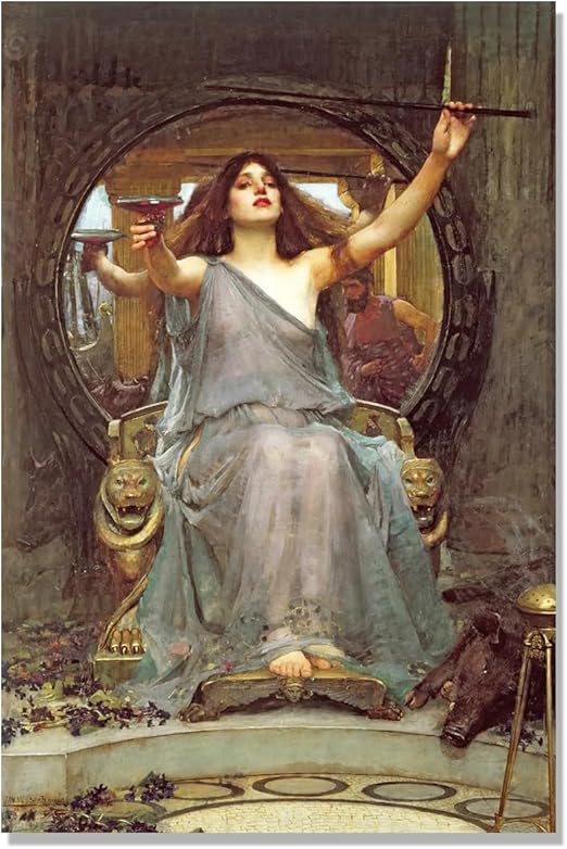 Amazon.com: John William Waterhouse Poster - Circe Offering the Cup to ...